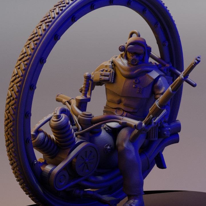 3D Printable Diesel Monobikes by ddd_martin_miniatures