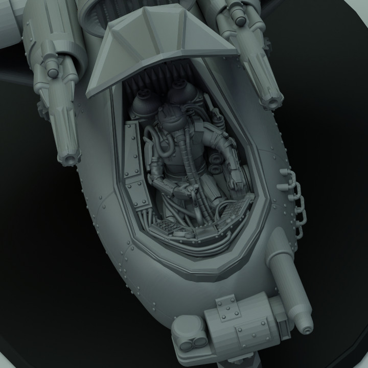 3D Printable Diesel VTOL by ddd_martin_miniatures