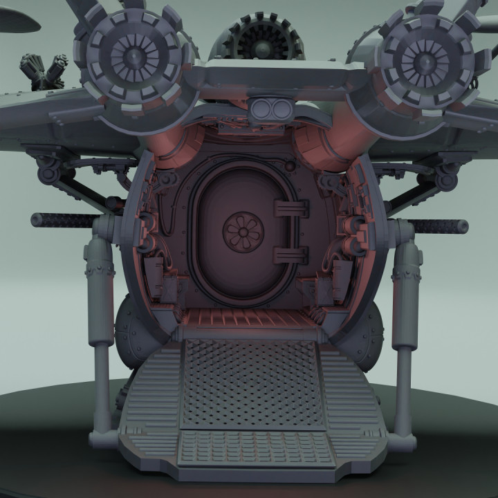 3D Printable Diesel VTOL by ddd_martin_miniatures