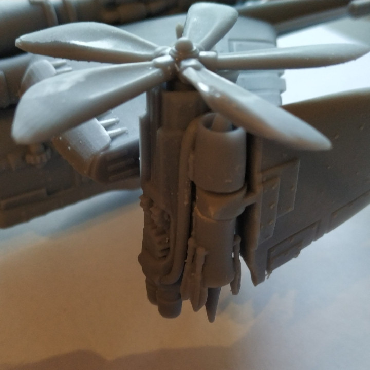 3D Printable Diesel VTOL by ddd_martin_miniatures