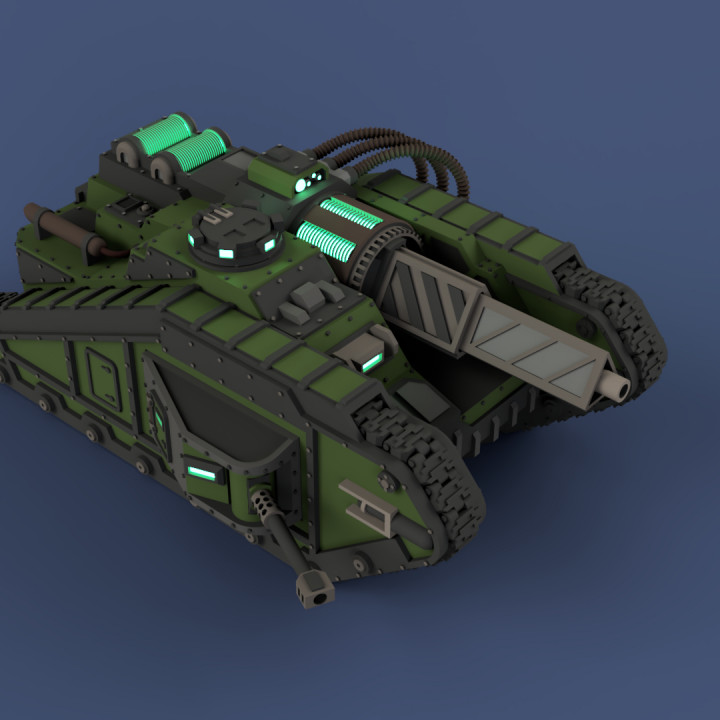 3D Printable Neutron Laser Destroyer Tank Hunter by Tread Heads