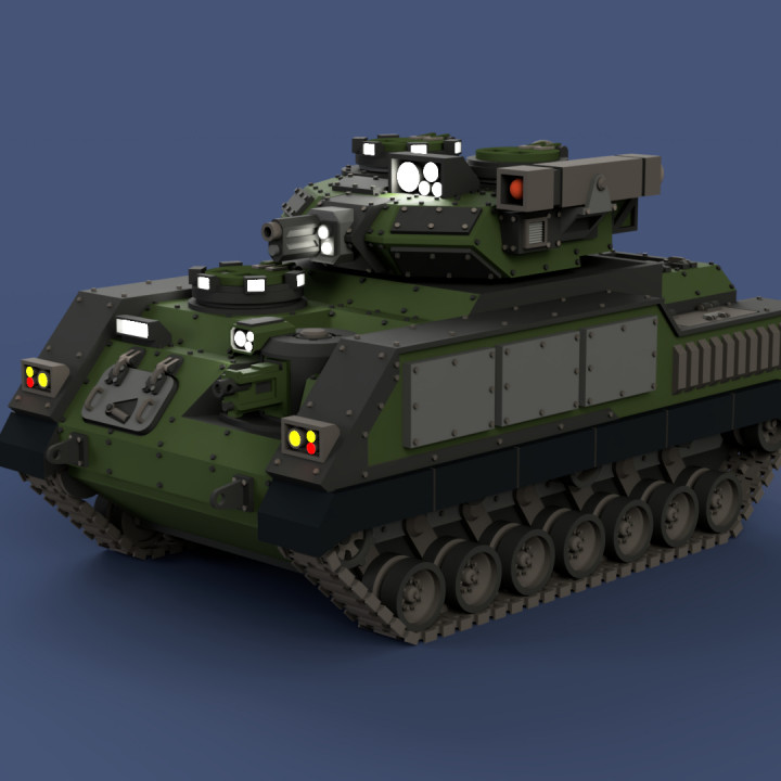 3D Printable TH-3 Wolf Spider APC by Tread Heads