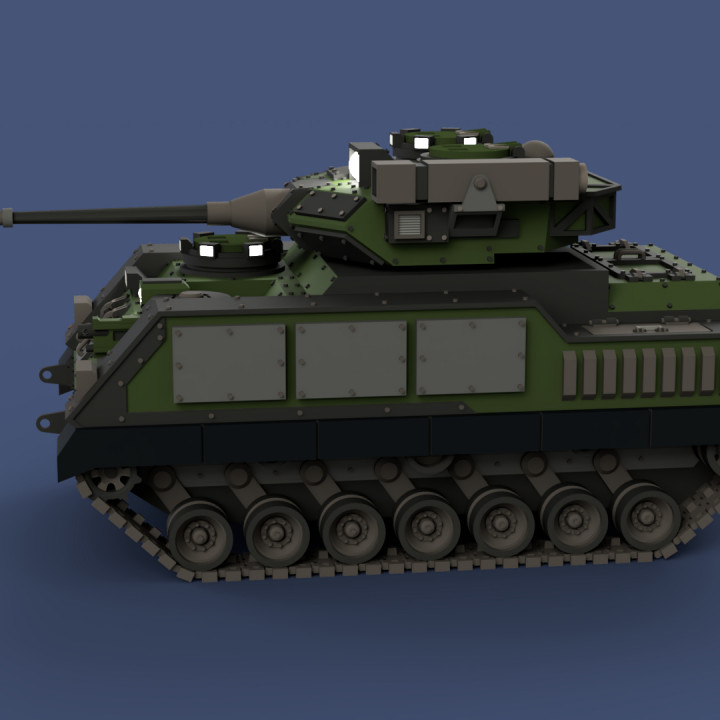 3D Printable TH-3 Wolf Spider APC by Tread Heads