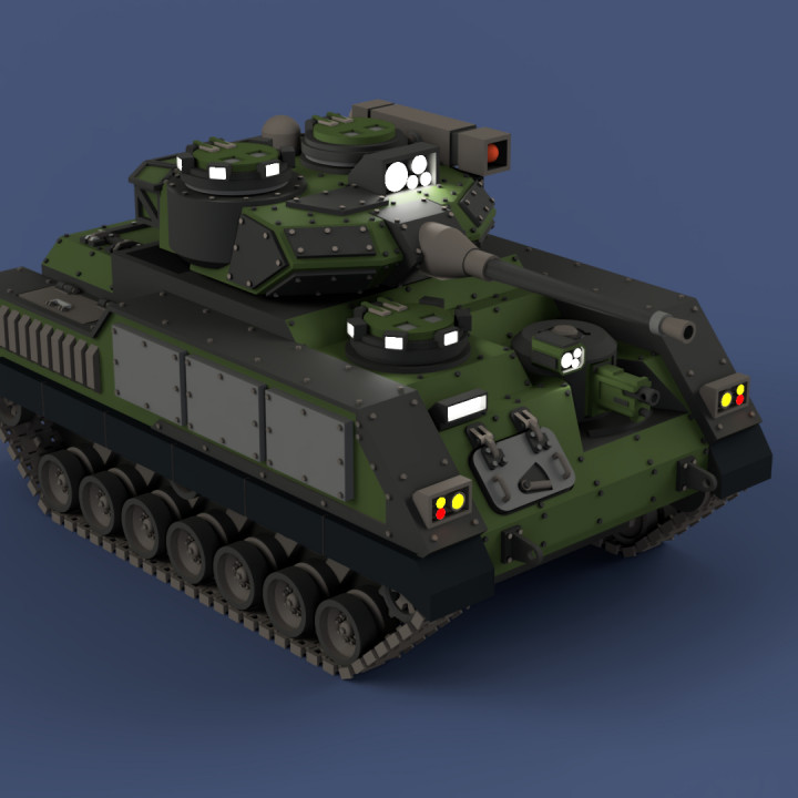 3D Printable TH-3 Wolf Spider APC by Tread Heads