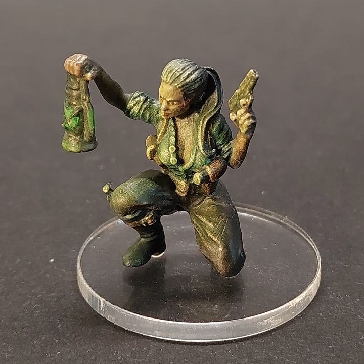 3D Print of Laura Craft - Cthulhu Investigators by Koukof
