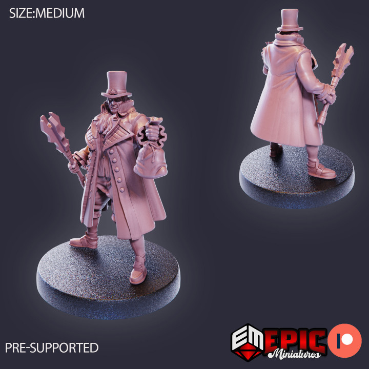 3D Printable Baron Gregory Mace / Steampunk Mastermind / Evil ...