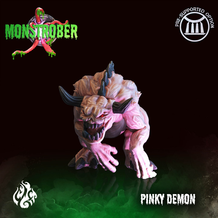 3D Printable Pinky Demon by Crippled God Foundry