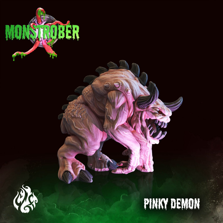 3D Printable Pinky Demon by Crippled God Foundry