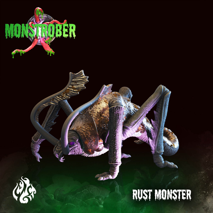 3D Printable Rust Monster by Crippled God Foundry