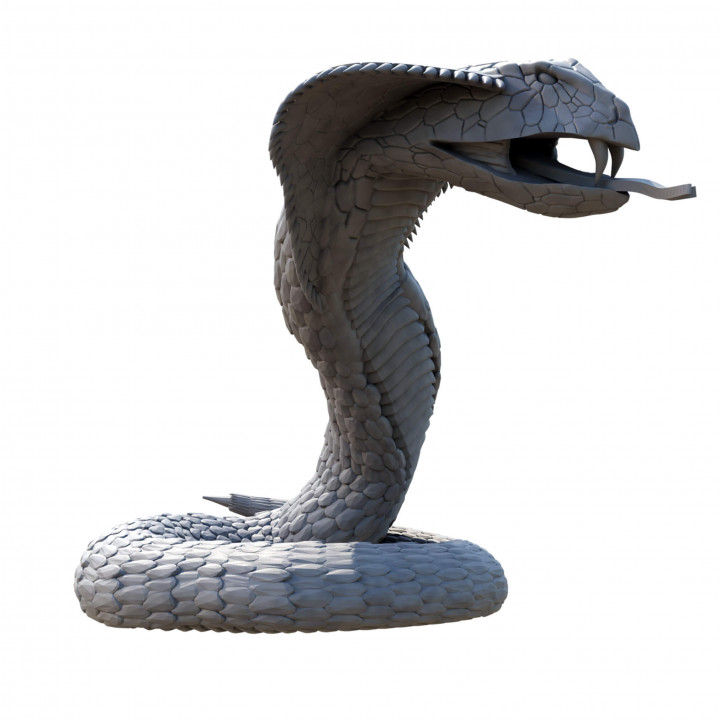 3D Printable Snake Temple Pack 1 Statues, Thrones and Giant Cobra ...