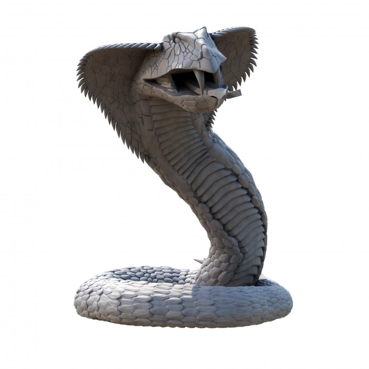 3D Printable Snake Temple Pack 1 Statues, Thrones and Giant Cobra ...