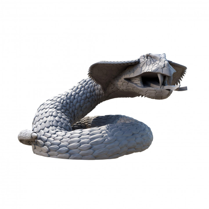 3D Printable Snake Temple Pack 1 Statues, Thrones and Giant Cobra ...