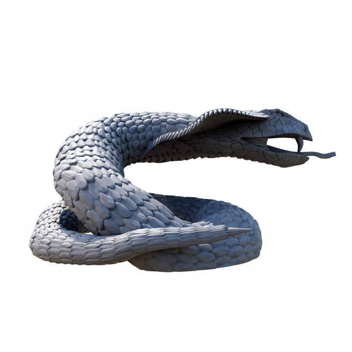 3D Printable Snake Temple Pack 1 Statues, Thrones and Giant Cobra ...