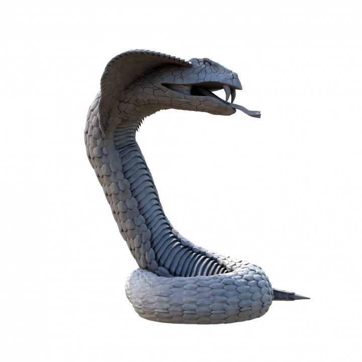 3D Printable Snake Temple Pack 1 Statues, Thrones and Giant Cobra ...