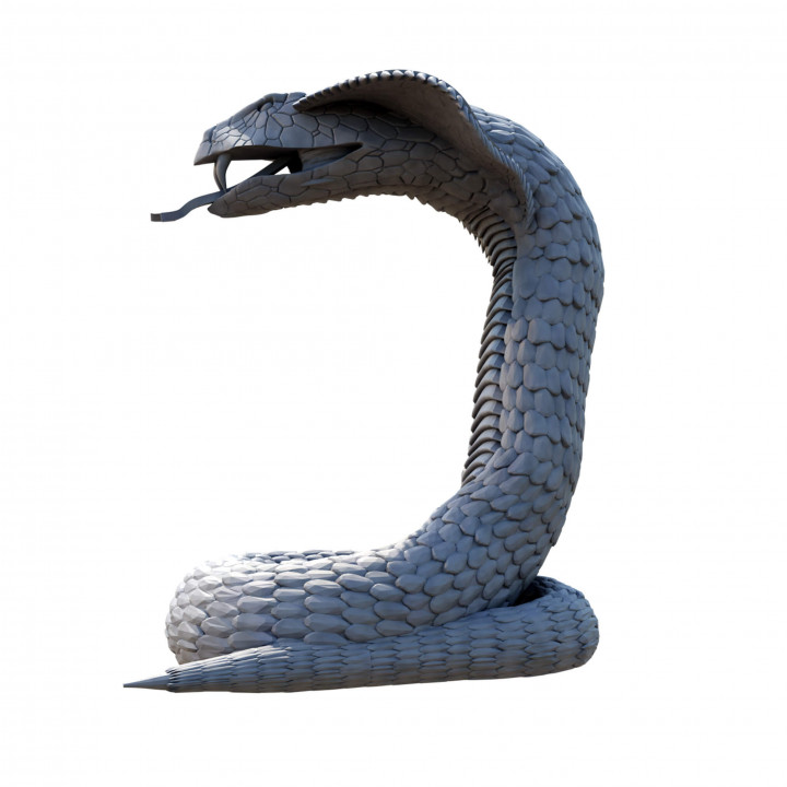 3D Printable Snake Temple Pack 1 Statues, Thrones and Giant Cobra ...