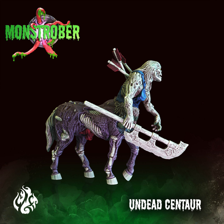3D Printable Undead Centaur by Crippled God Foundry