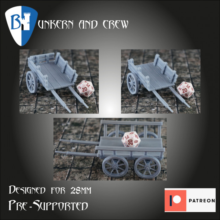 3D Printable Wagons by Kenneth Kruse Sørensen