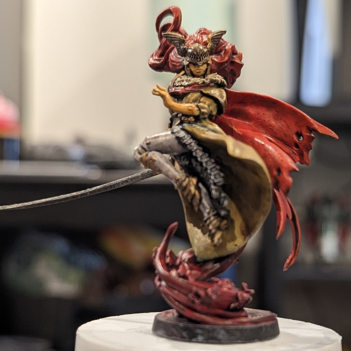 3D Print of Morgana, the Scarlet Goddess (2 Versions) by sharkzooka