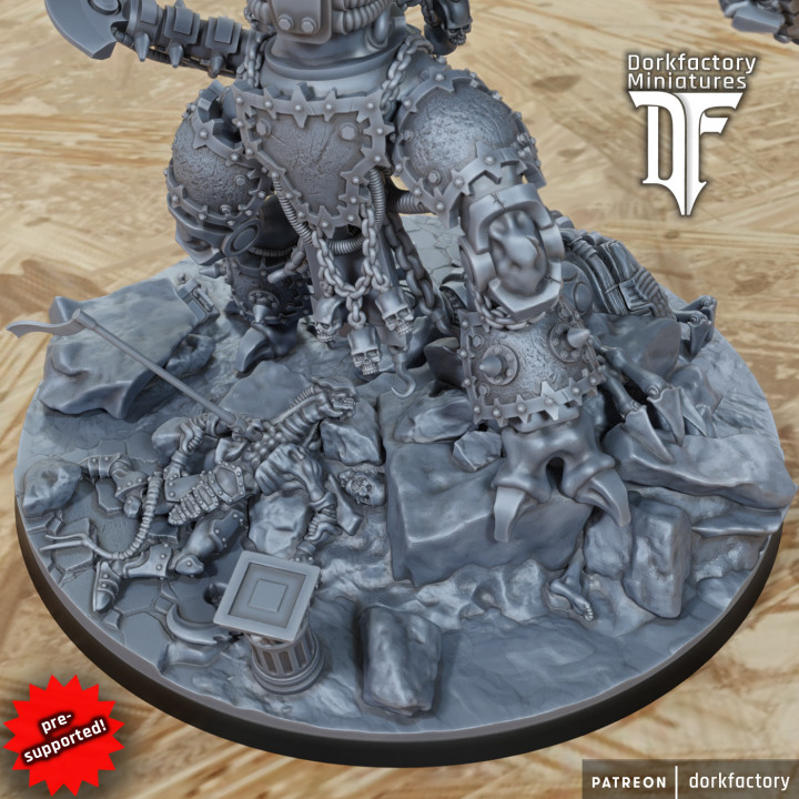 3D Printable Ragebound Techno Demon by Dorkfactory Miniatures