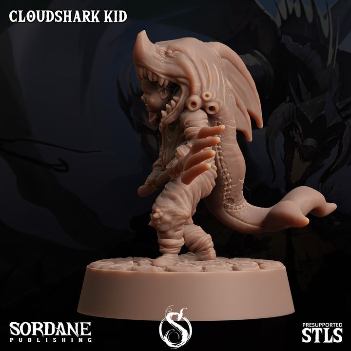 3D Printable Haunted Child - Cloudshark by Sordane Publishing