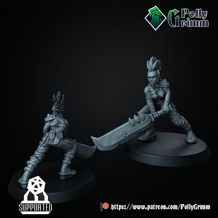 3D Printable Tabletop sci-fi post apocalypse miniature. Wasteland ...