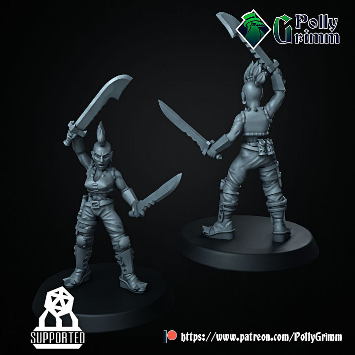 3D Printable Tabletop sci-fi post apocalypse miniature. Wasteland ...