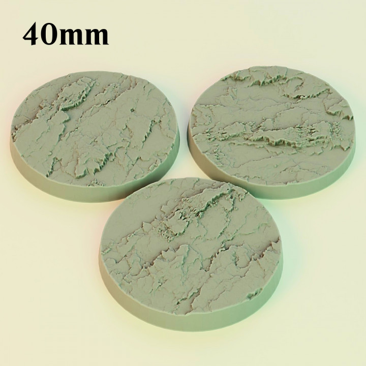 3D Printable Rocky Bases by Markus Köthe