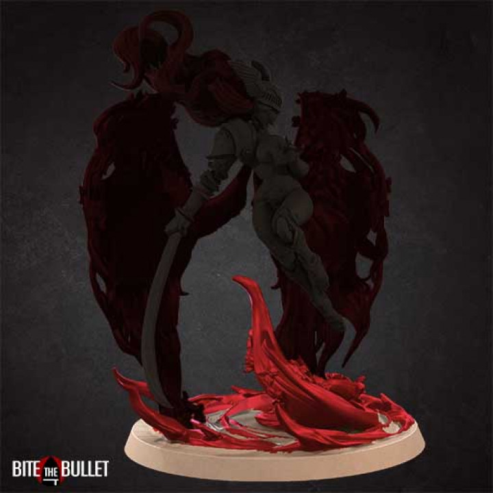 3D Printable Morgana, the Scarlet Goddess (Phase 2) (2 Versions) by ...