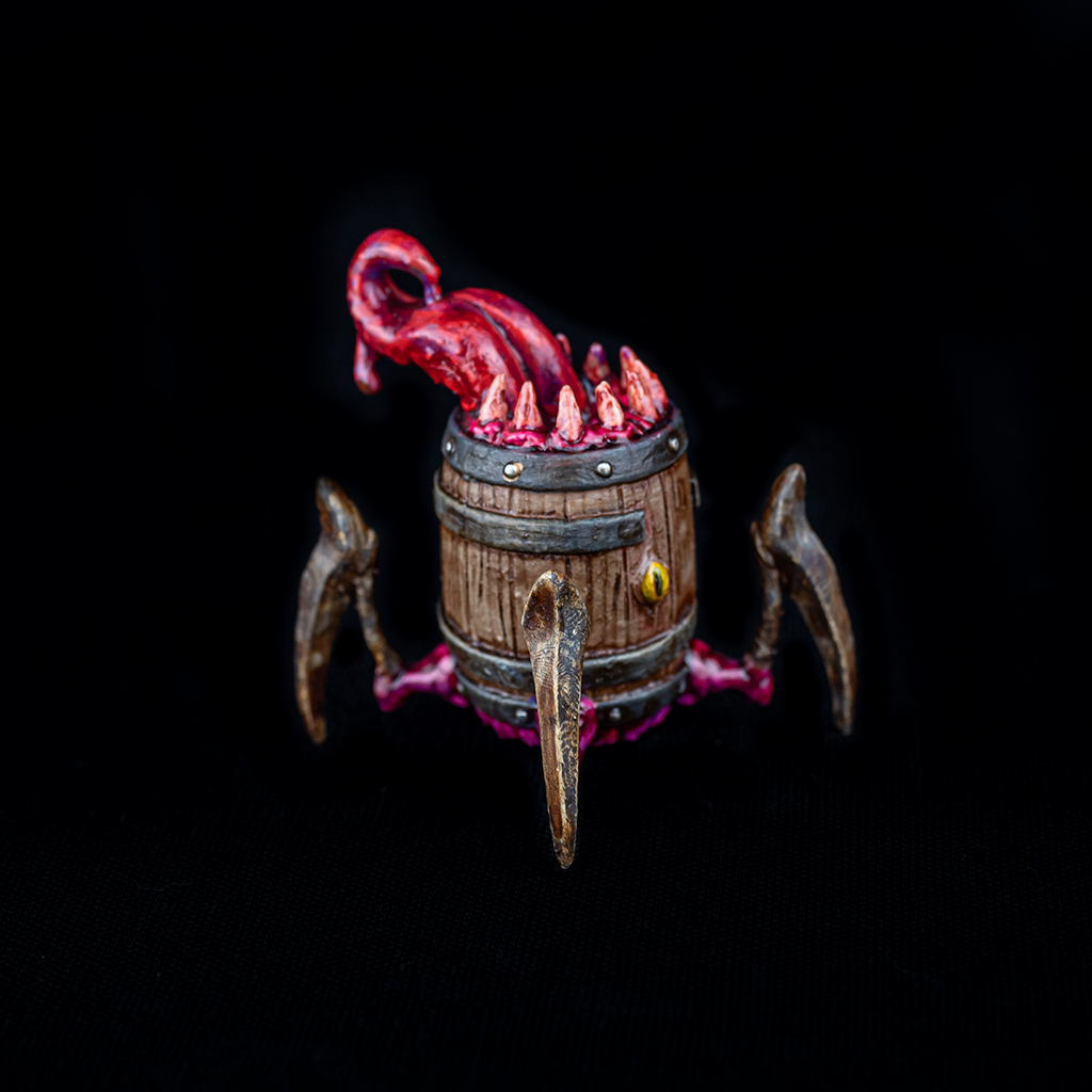 3D Printable Mimic Barrel by Black Skull Studio