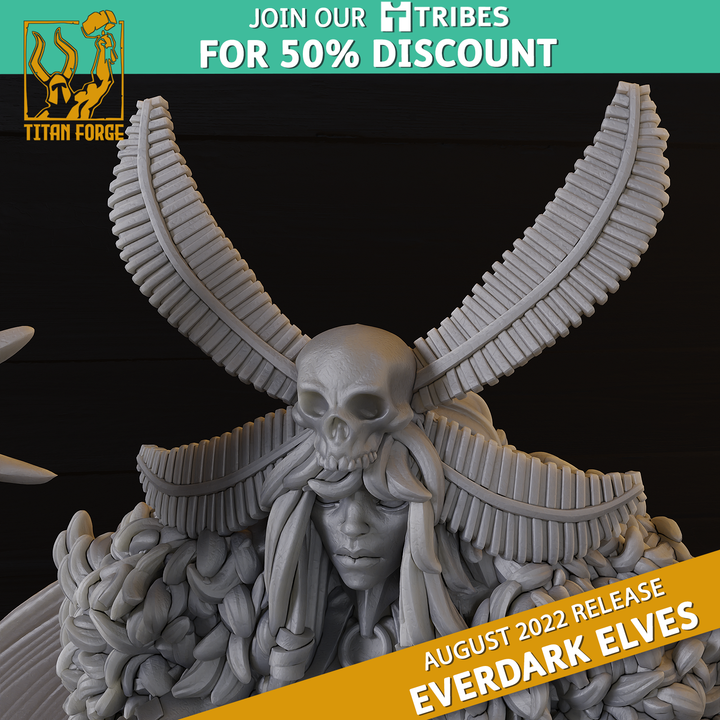 3D Printable Everdark Elves Moth by Titan Forge Miniatures