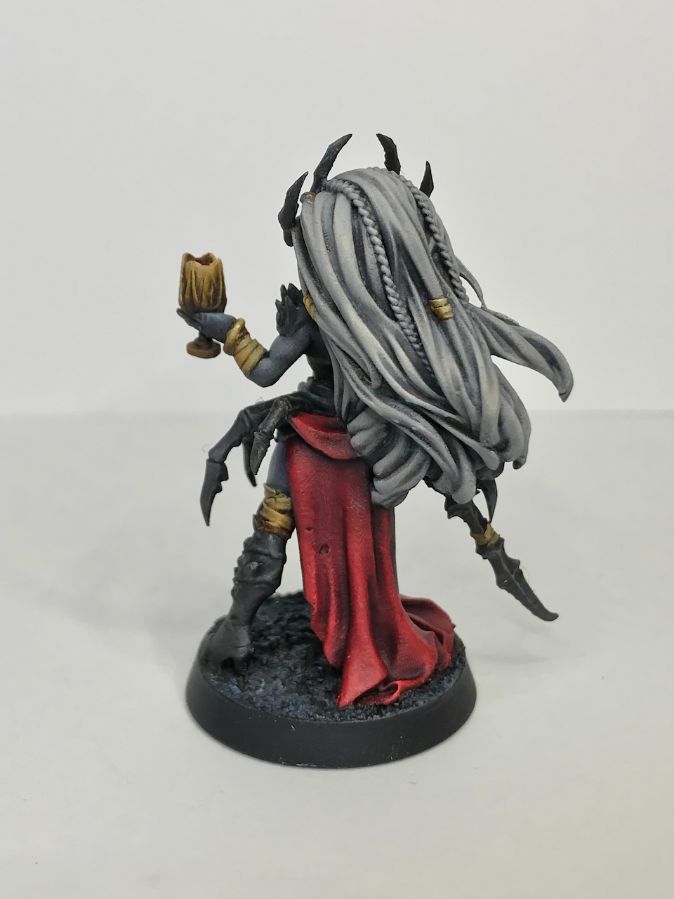 3D Printable Everdark Elves Witch by Titan Forge Miniatures