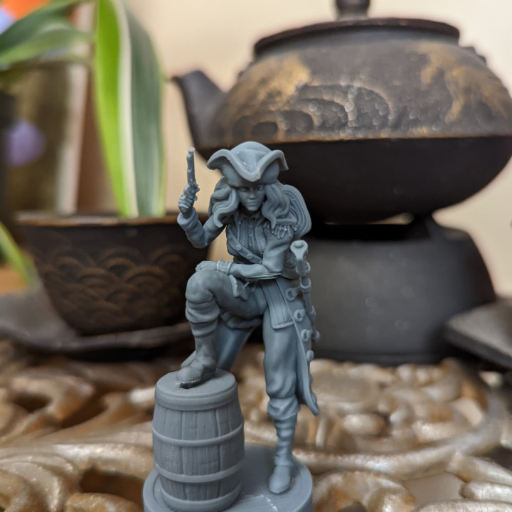 3D Printable Kate Pistol Marksman Pirate Marksman Pistol Gunner -75mm ...