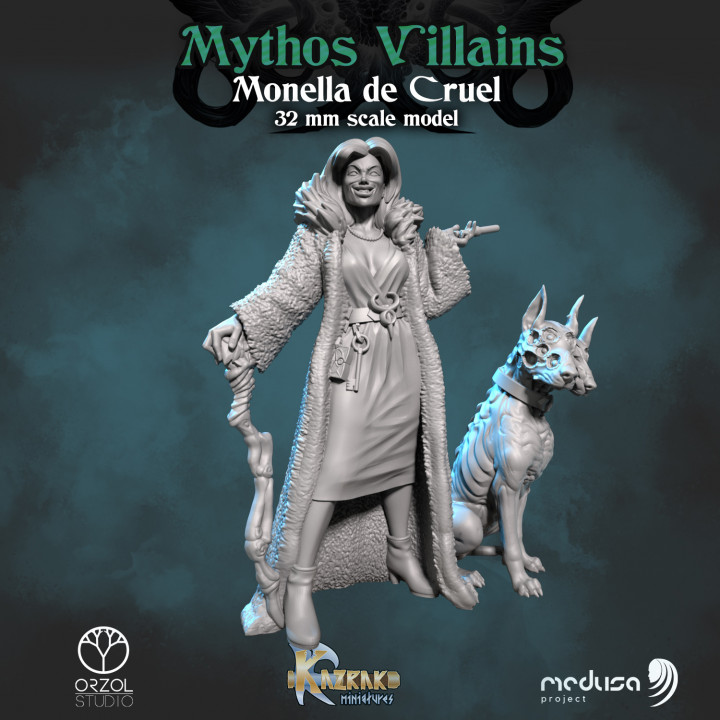 3D Printable Monella de Cruel - Mythos Villains by Medusa Project