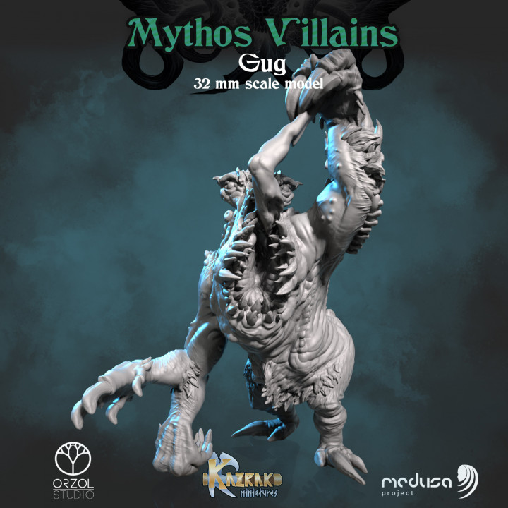 3D Printable Gug - Mythos Villains by Sculptorium of Madness