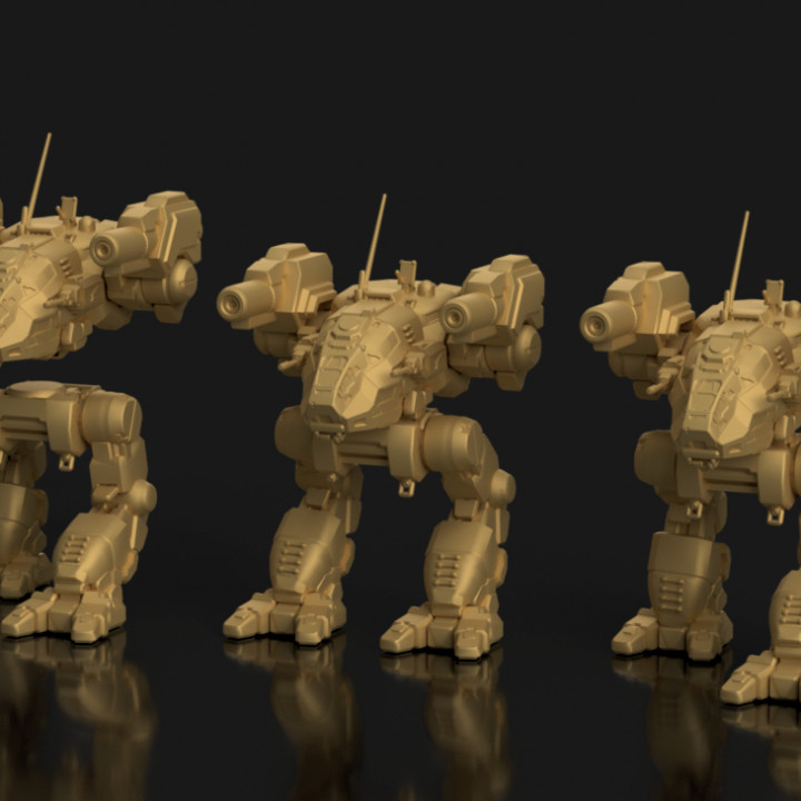 3D Printable Catapult CPLT-K2 for Battletech by Matt Mason