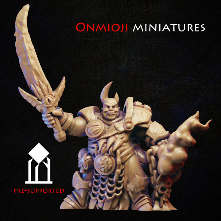 3D Printable Plague warrior champion with sword and incensory by ...