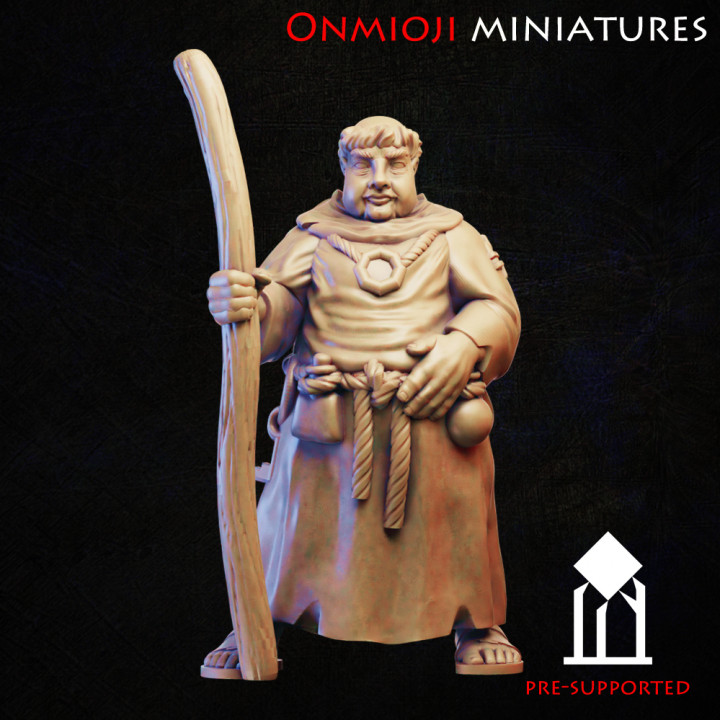 3D Printable Fat monk by Stanislav Kuznetsov