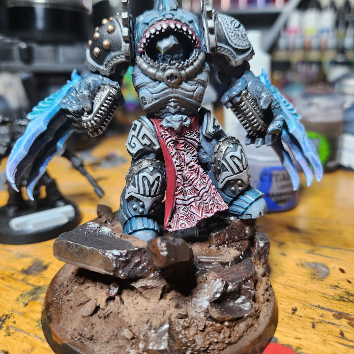 3D Print of Void Lord Tangaroa, Reaper of the Tide by krismadden 3D Print of Void Lord Tangaroa, Reaper of the Tide by krismadden