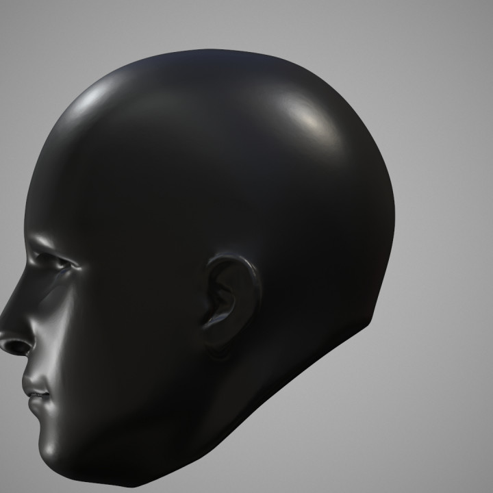 3D Printable Printable Human Head STL by Antonio Banderas