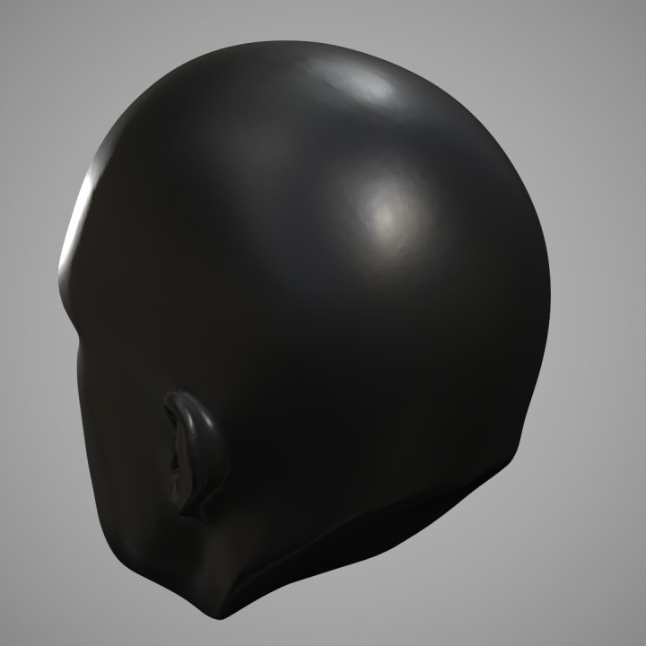 3D Printable Printable Human Head STL by Antonio Banderas