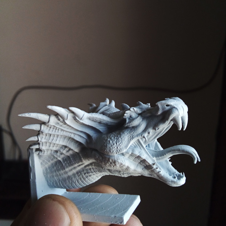 3D Printable Snake Lord Bust by 3DprintingRealms