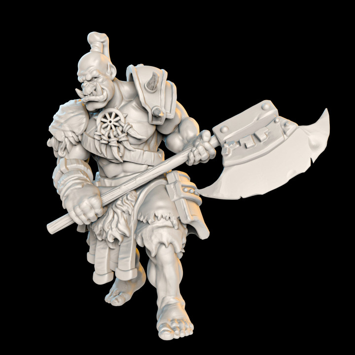 3D Printable Olug The Orc by Tabletop Terrain