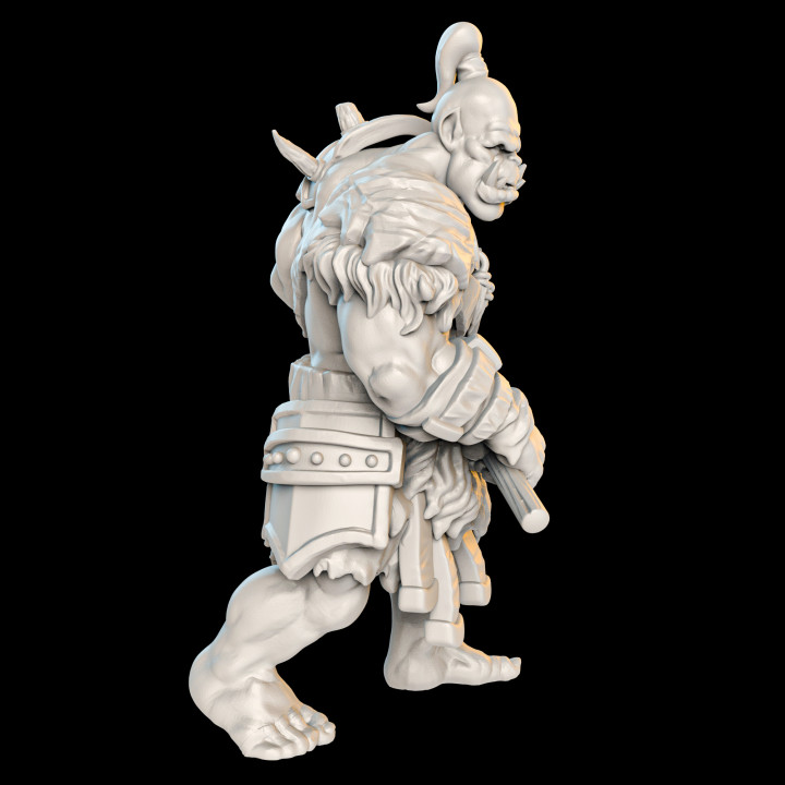 3D Printable Olug The Orc by Tabletop Terrain