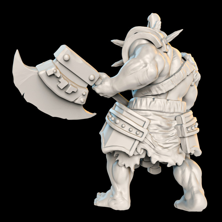 3D Printable Olug The Orc by Tabletop Terrain