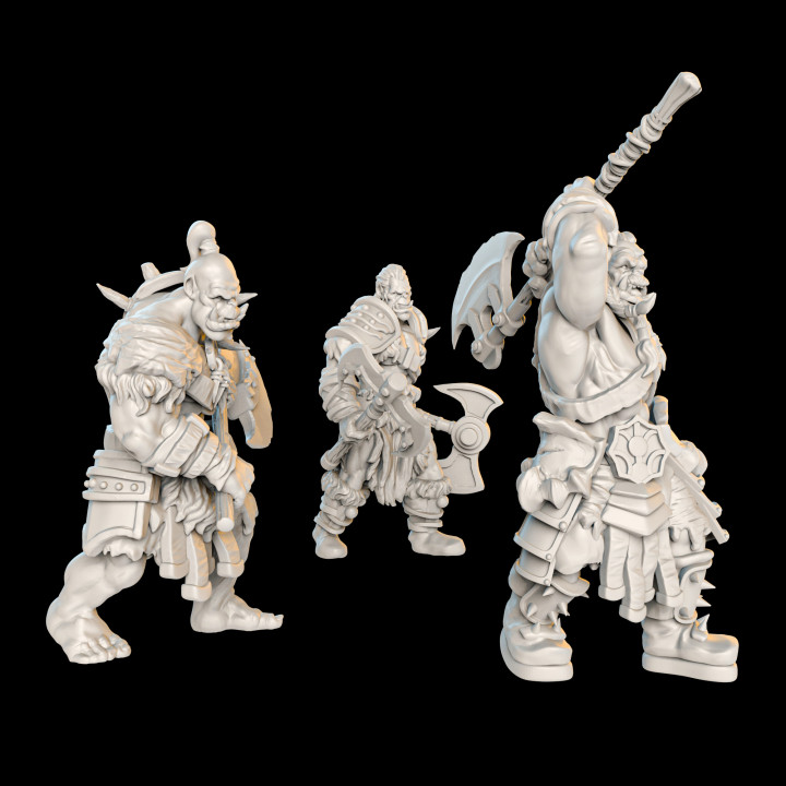 3D Printable Olug The Orc by Tabletop Terrain