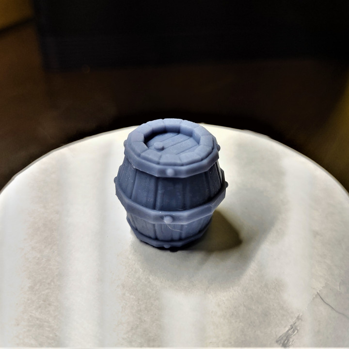 3D Printable Wooden Barrel by Eric Rubeck