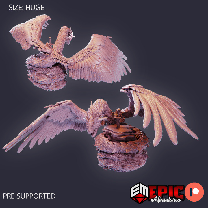 3D Printable Feathered Serpent Guardian / Exotic Jungle Deity ...