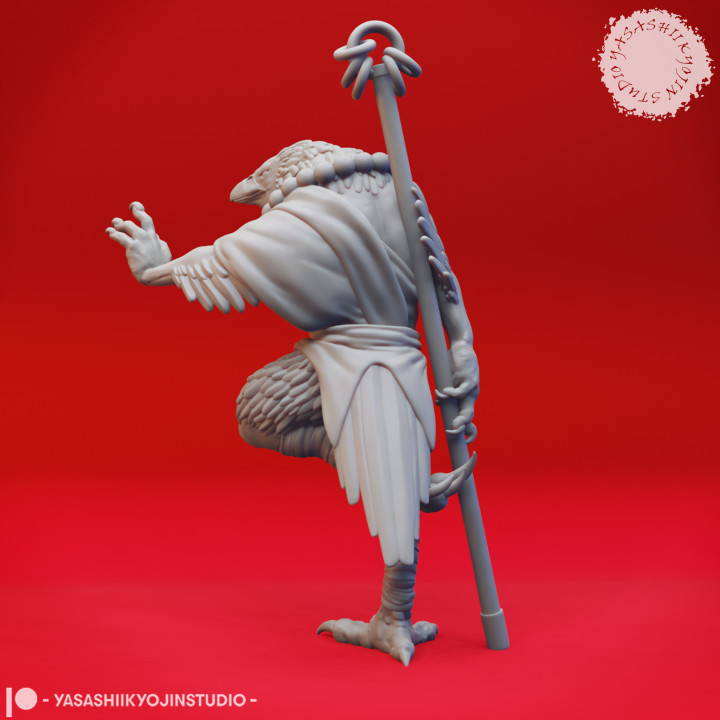 3D Printable Kenku Monk - Tabletop Miniature (Pre-Supported) by ...