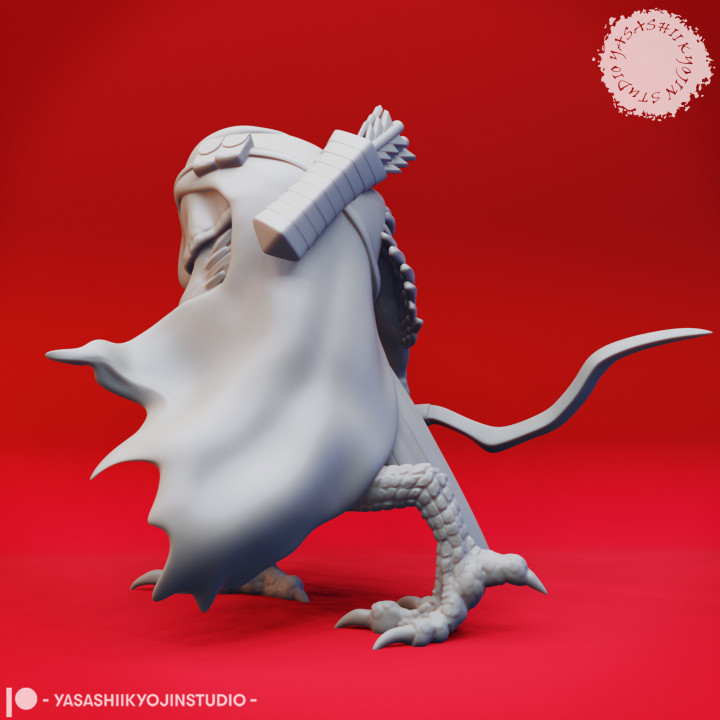 3D Printable Kenku Rogue - Tabletop Miniature (Pre-Supported) by YKS ...