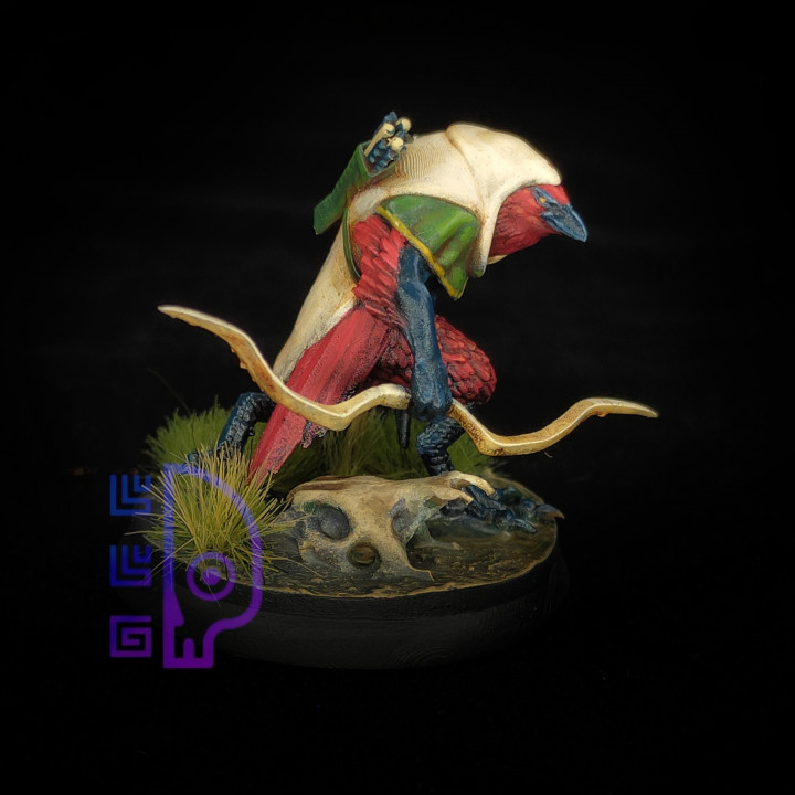 3D Print of Kenku Rogue - Tabletop Miniature by Shauku77